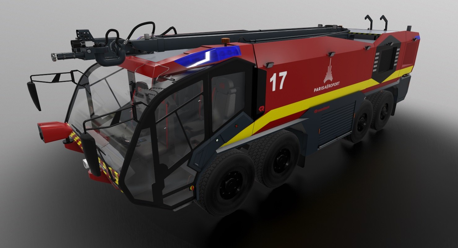 Rosenbauer panther 8x8 3D model - TurboSquid 1359726