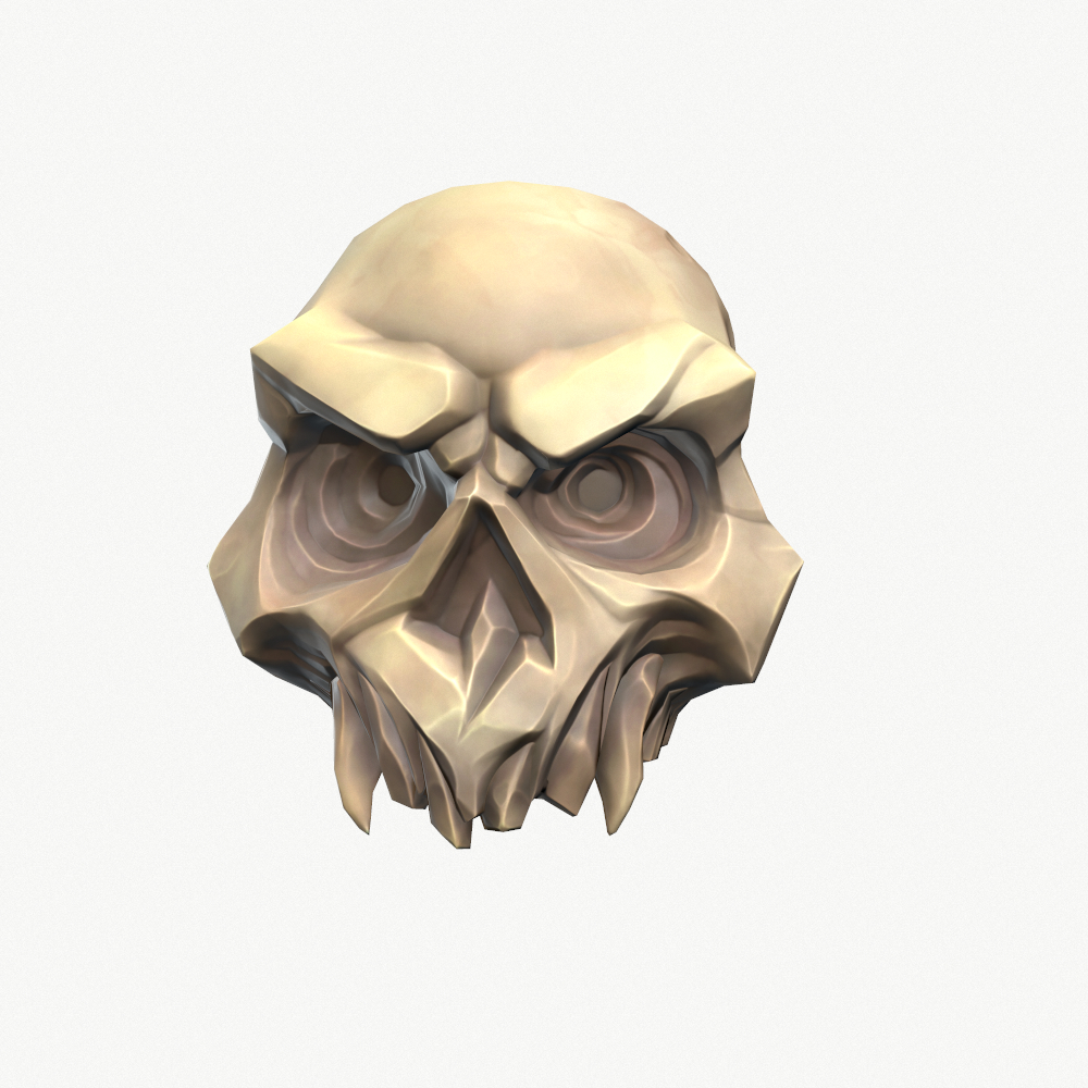 3D stylized evil skull model - TurboSquid 1360583
