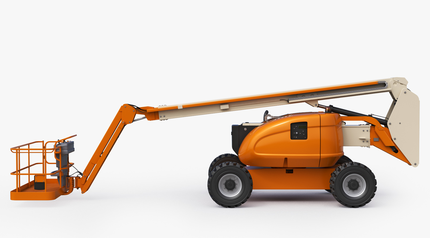 3D jlg 600aj telescopic boom - TurboSquid 1361049