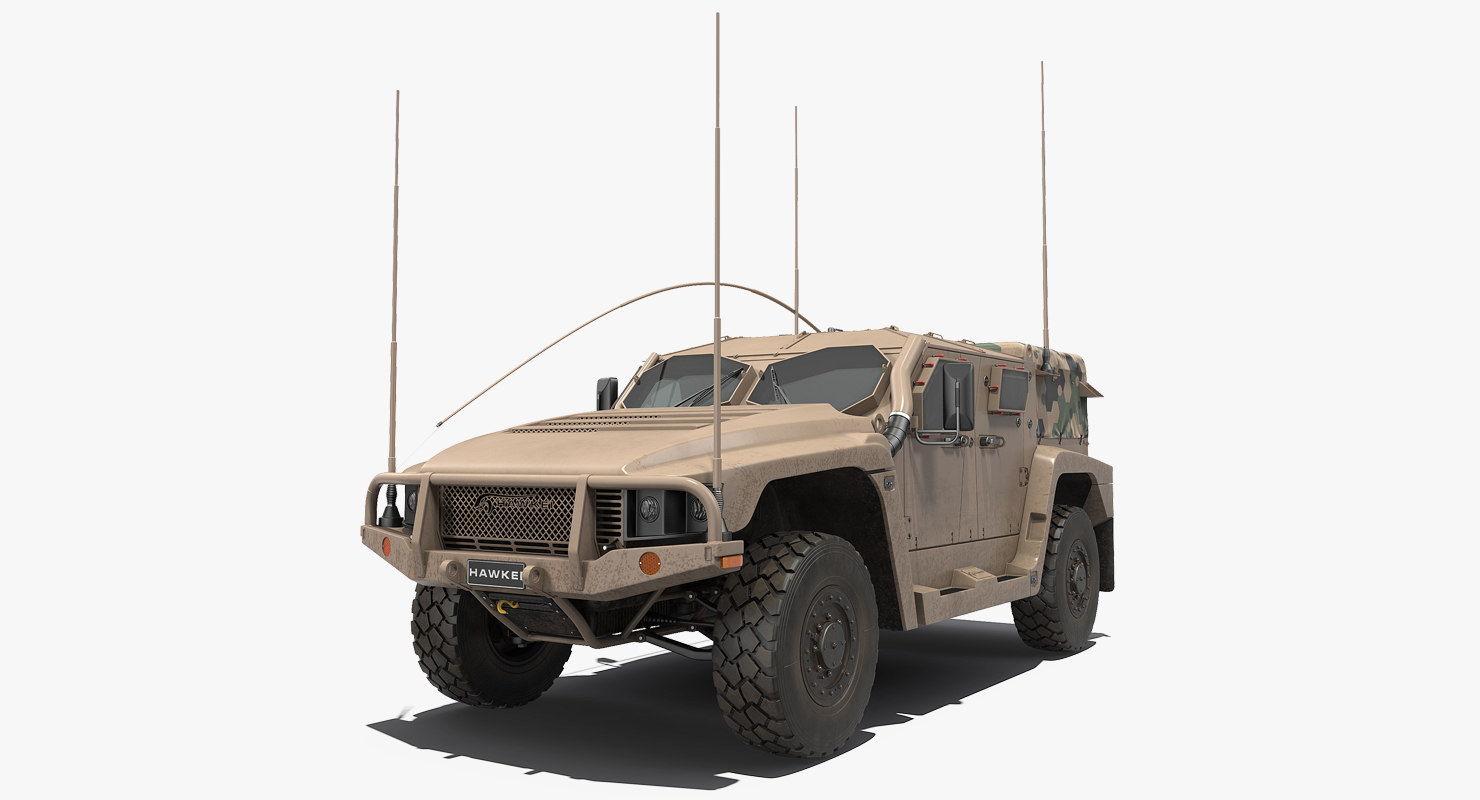3D hawkei thales 4x4 vehicle - TurboSquid 1360014