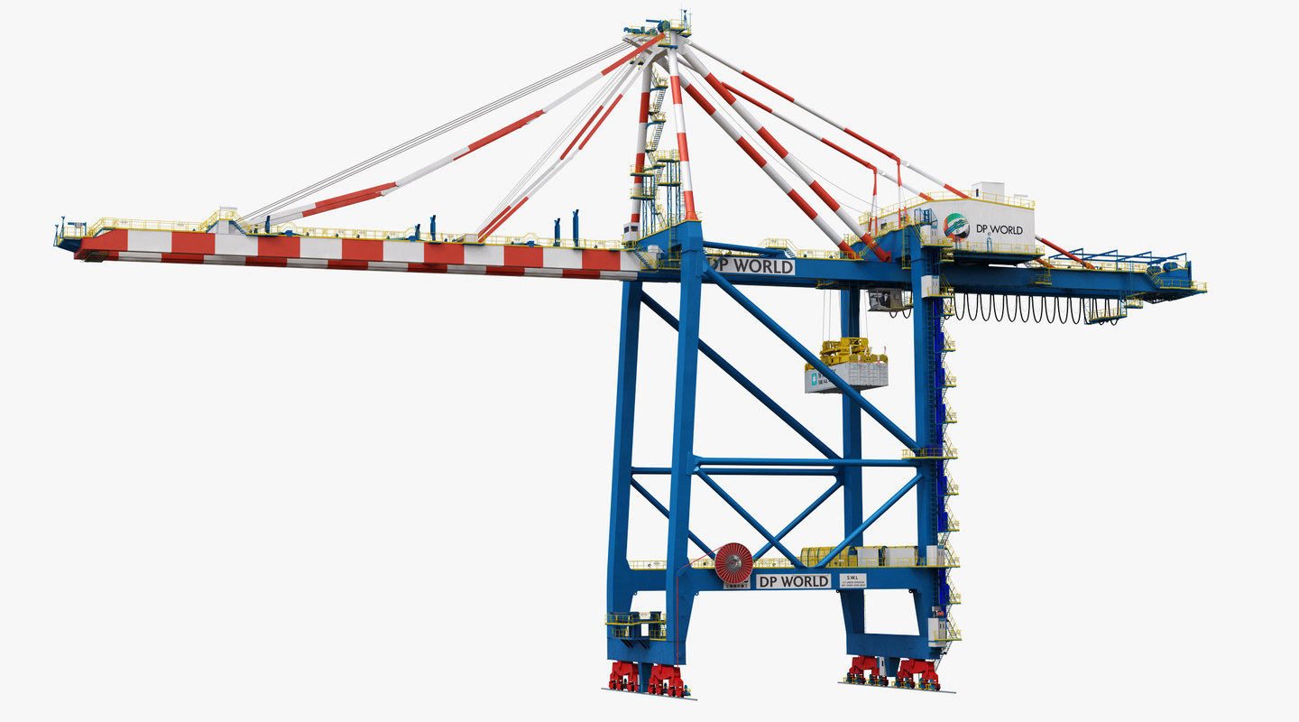 3D model sts harbor crane zpmc - TurboSquid 1316285