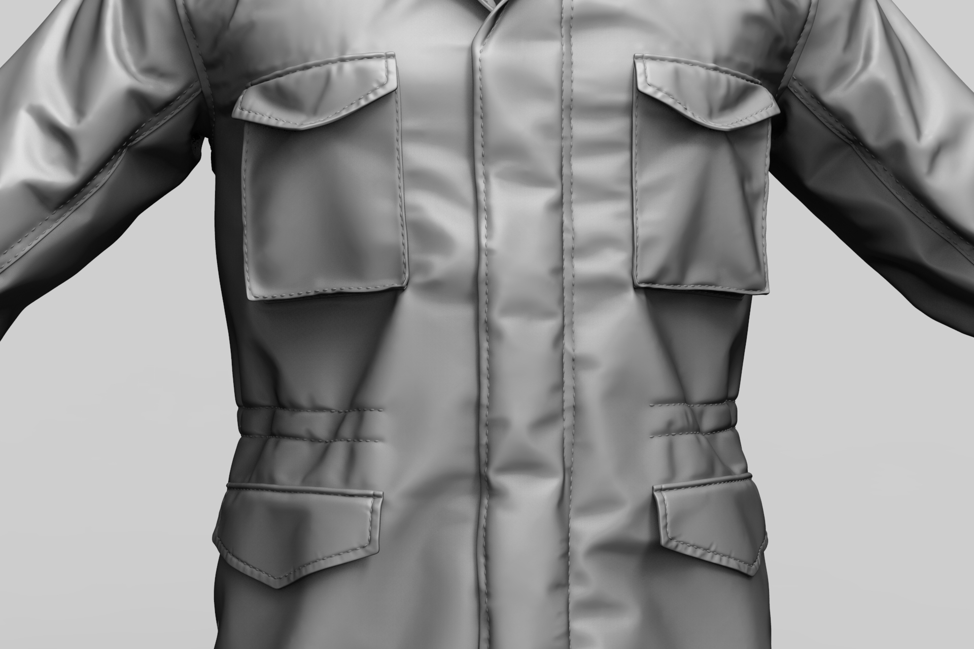 3D m65 jacket - TurboSquid 1360018