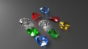 3d gems caustics model