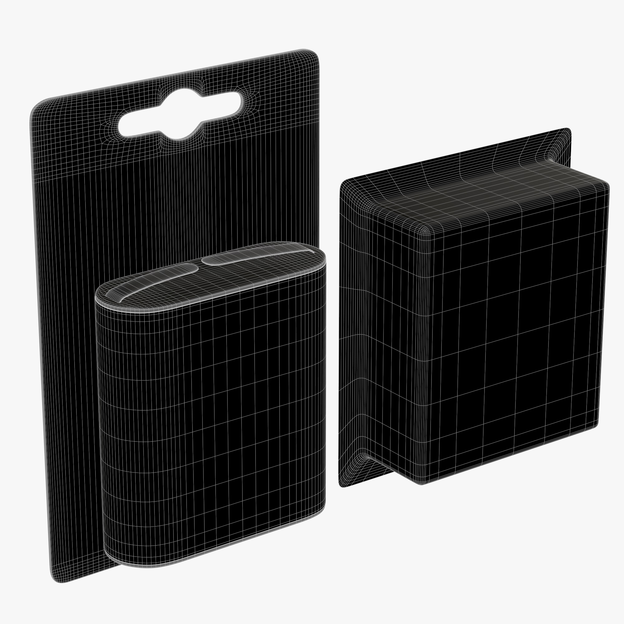 Battery package pack 3D model - TurboSquid 1360387