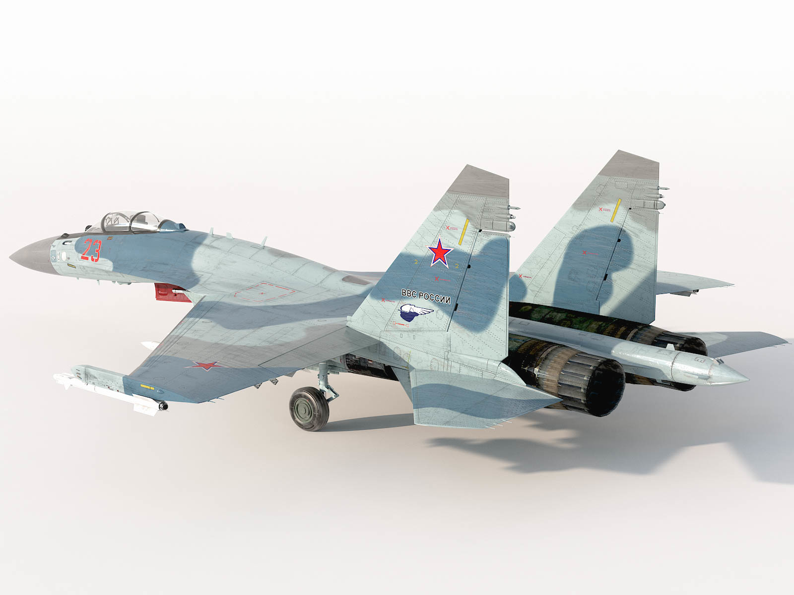 Sukhoi su-35 flanker-e 3D model - TurboSquid 1360507