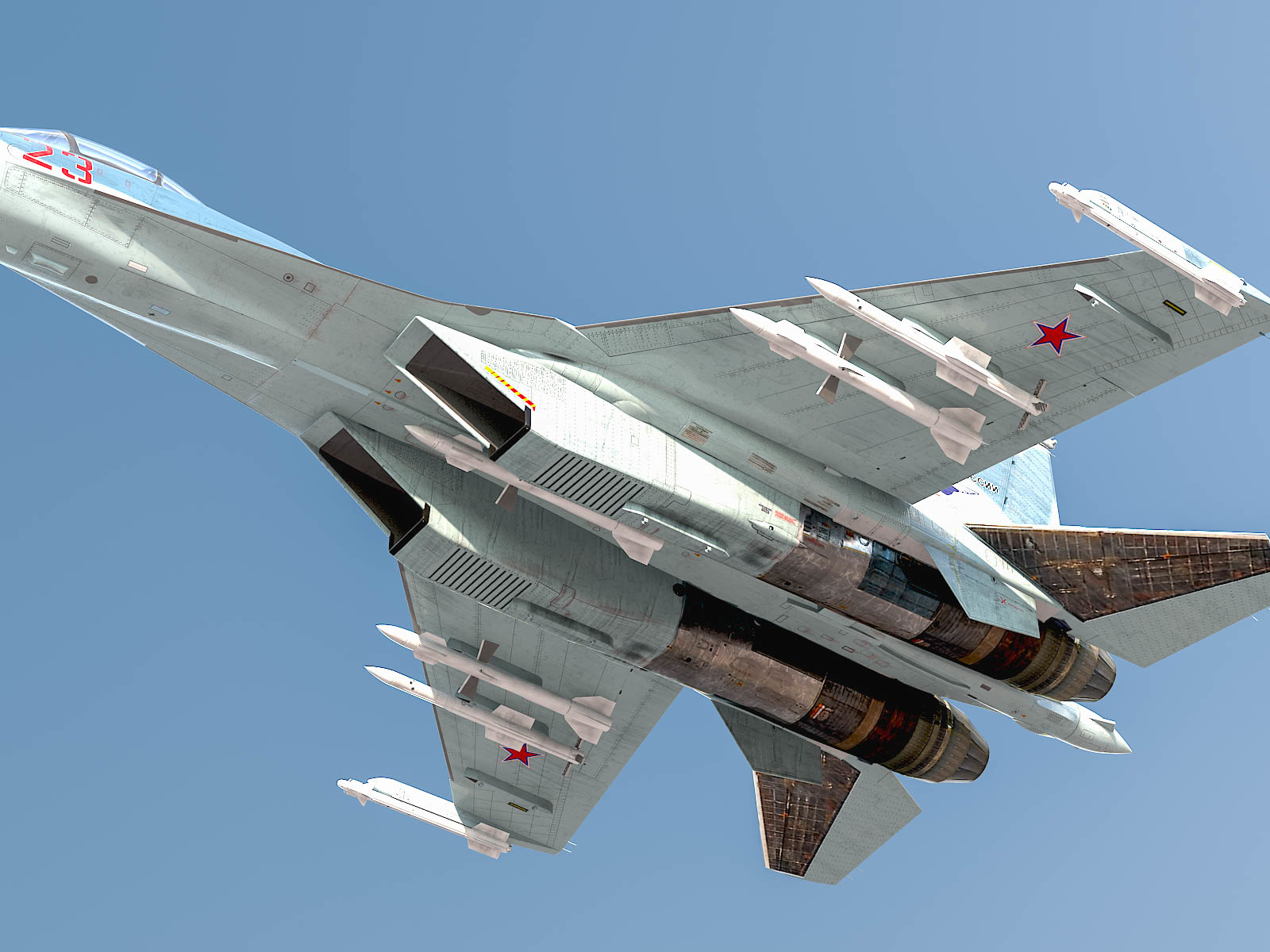 Sukhoi su-35 flanker-e 3D model - TurboSquid 1360507