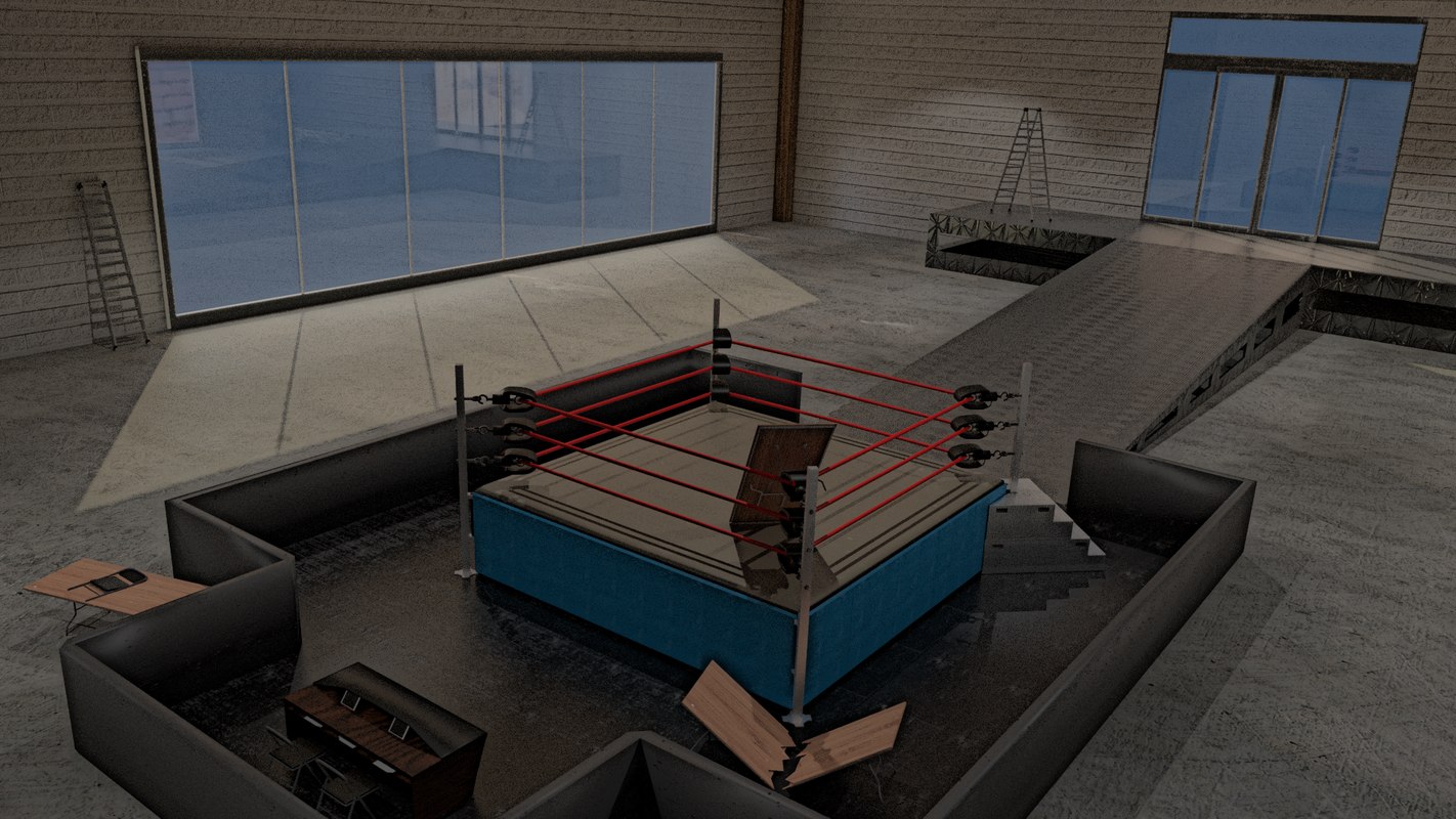 Ring wrestling 3D model - TurboSquid 1359231