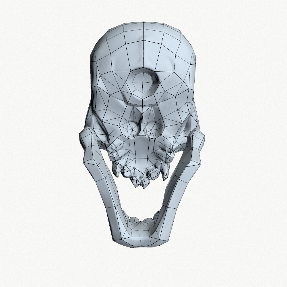 3D stylized evil skull model - TurboSquid 1360583