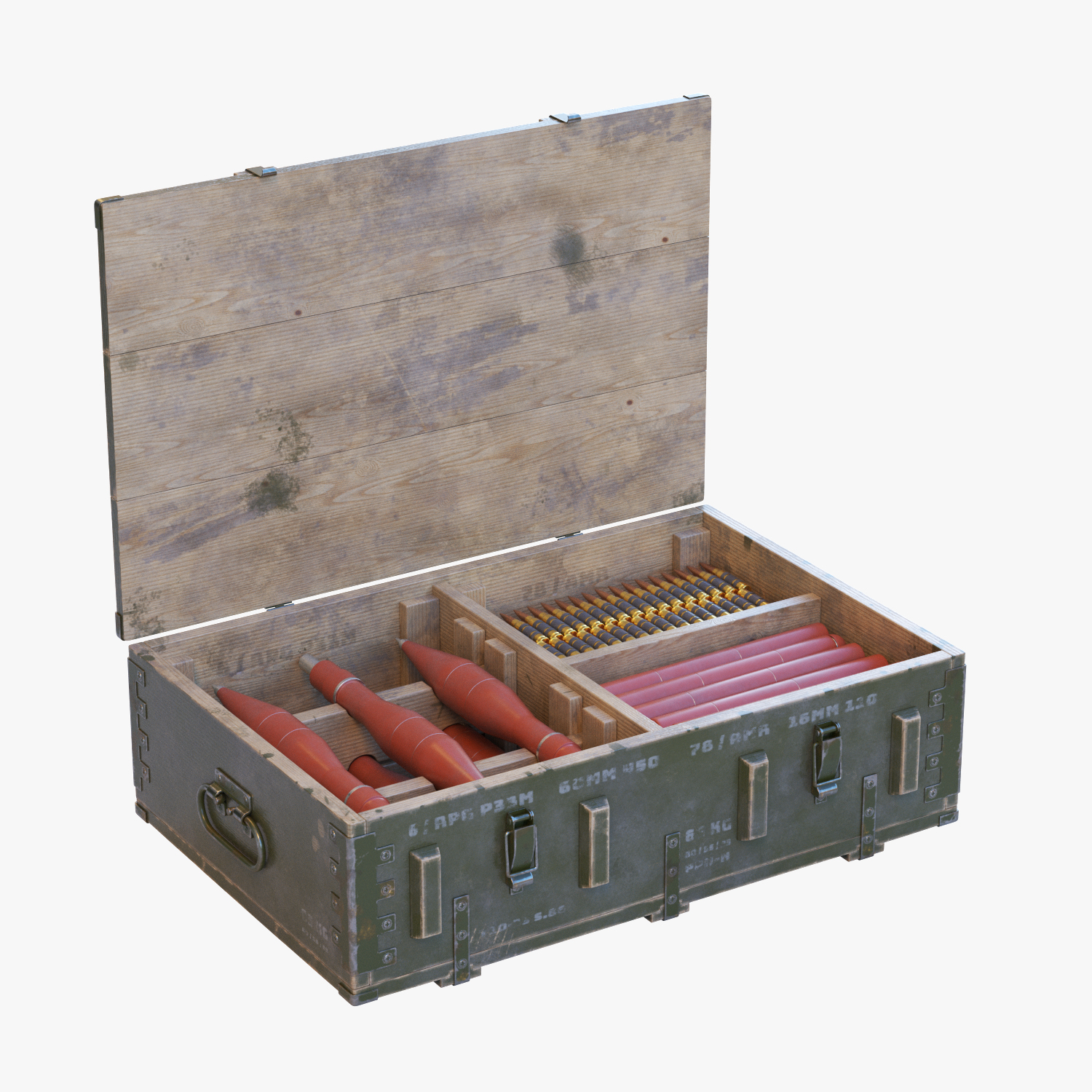 Military box 3D model - TurboSquid 1360646