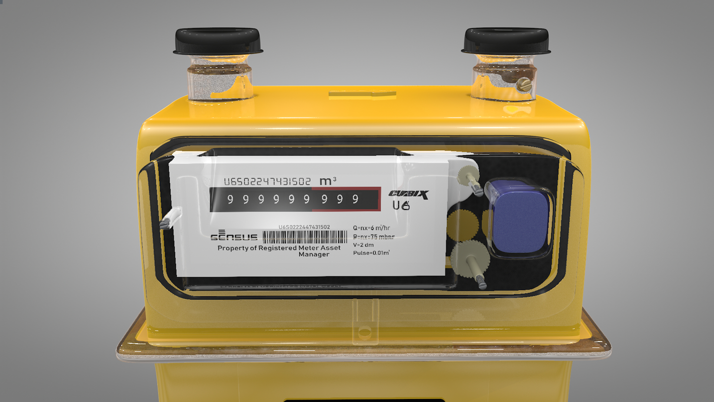 Gas meter sensus g4 3D model - TurboSquid 1360810
