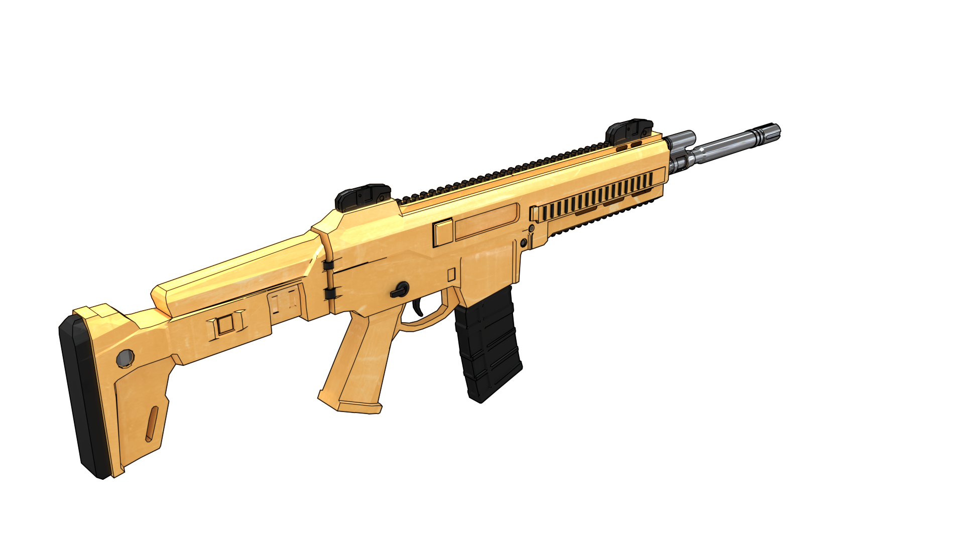 modelo 3d Rifle ACR - TurboSquid 1360780
