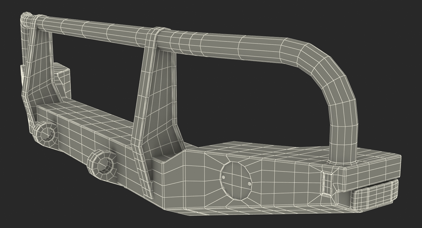 3D model bullbar push bumper - TurboSquid 1361744
