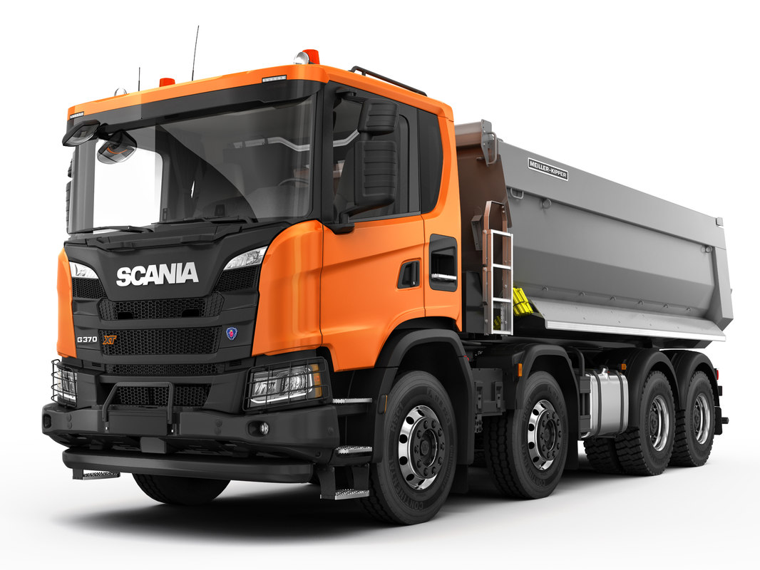 Scania xt 8x4 3D model - TurboSquid 1360968