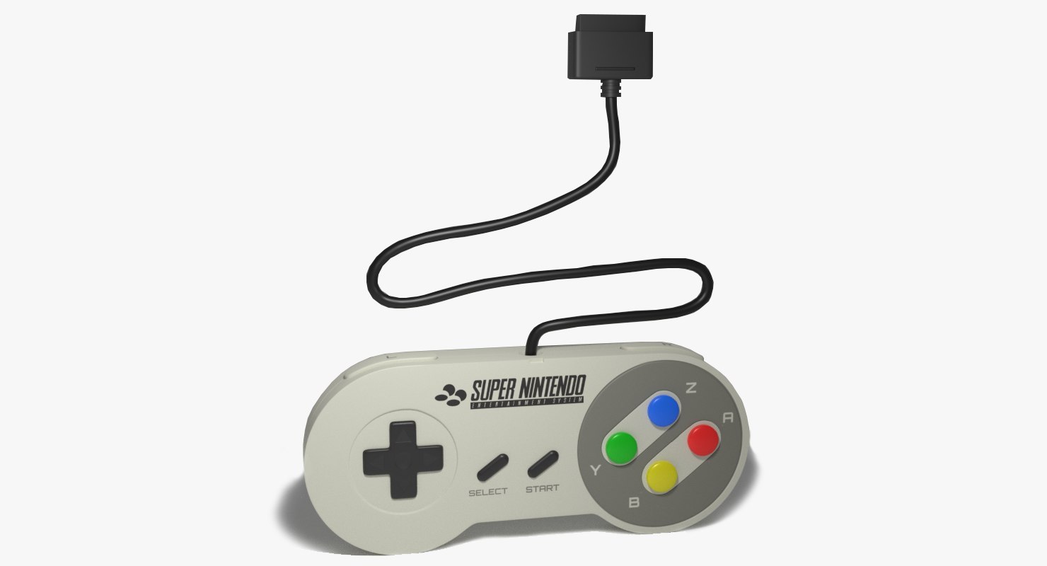 Super nintendo model - TurboSquid 1361045