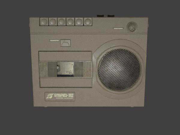 Cassette player 302 3D - TurboSquid 1357975
