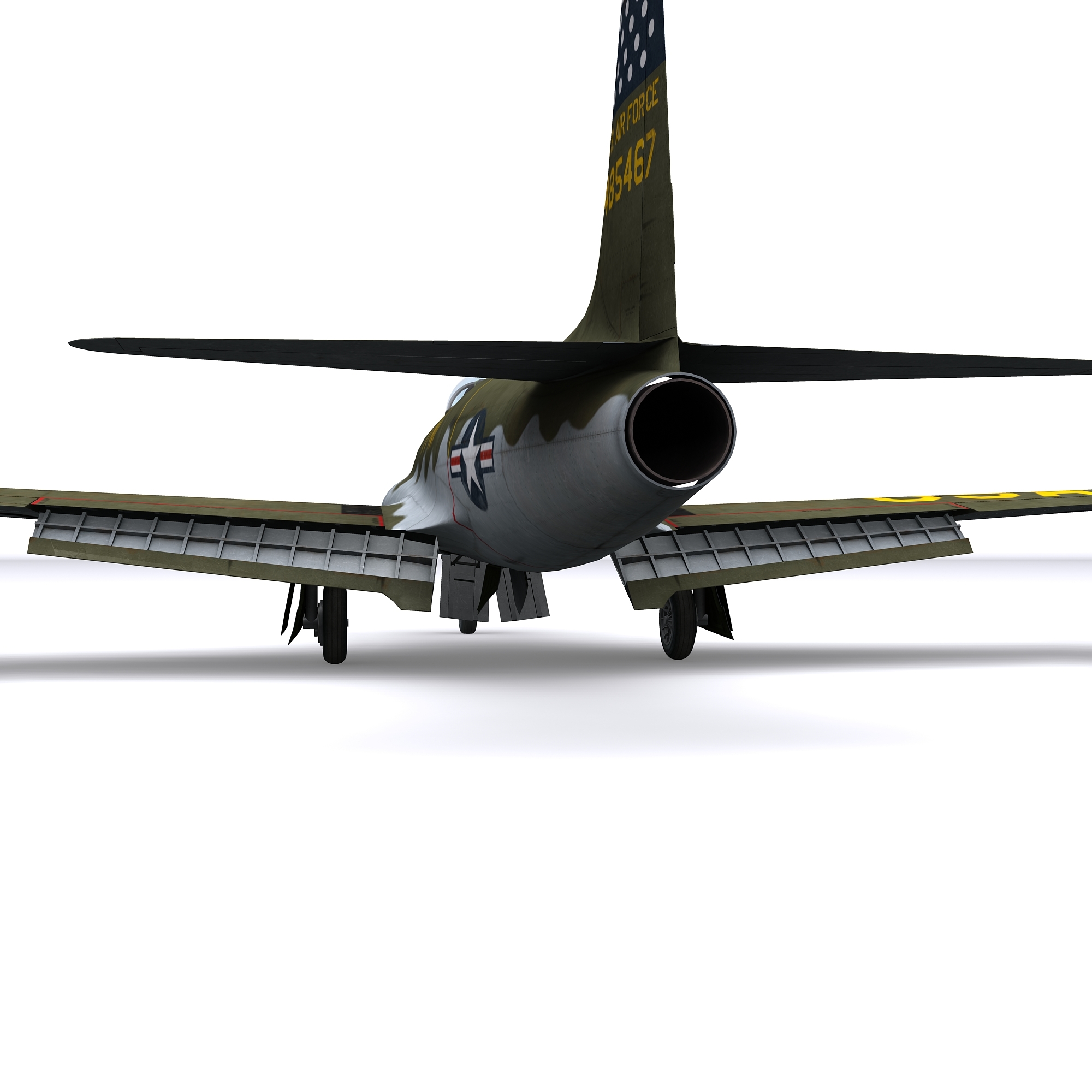 RF-80A射击之星45th TRS3D模型 - TurboSquid 1361140