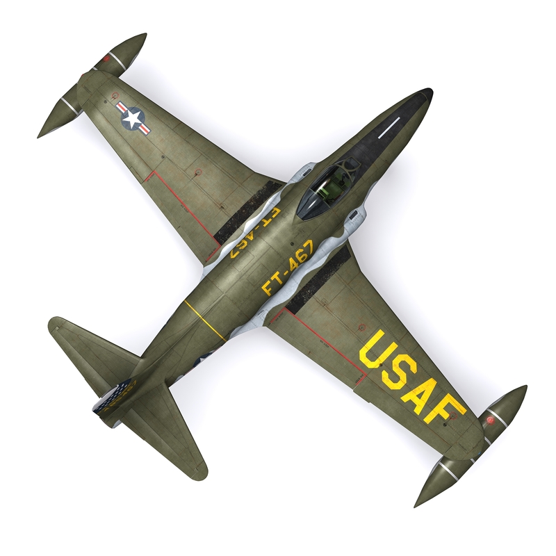 RF-80A射击之星45th TRS3D模型 - TurboSquid 1361140