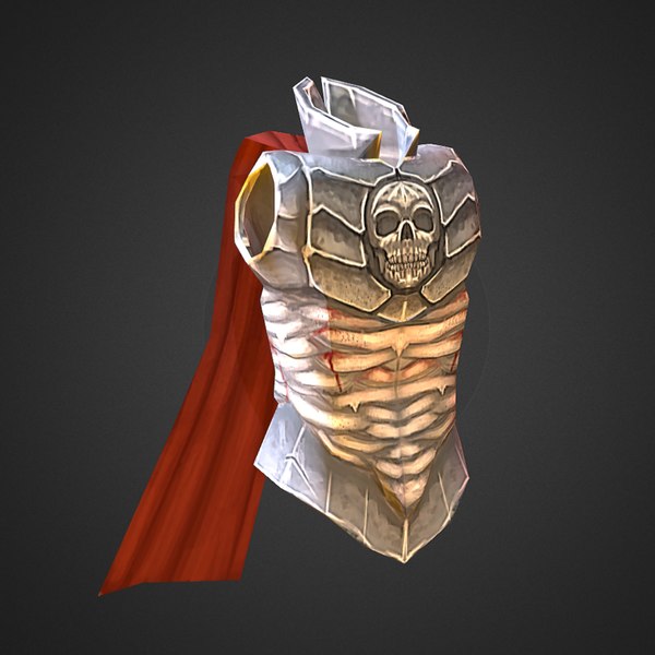 armor chestplate berserk 3d model
