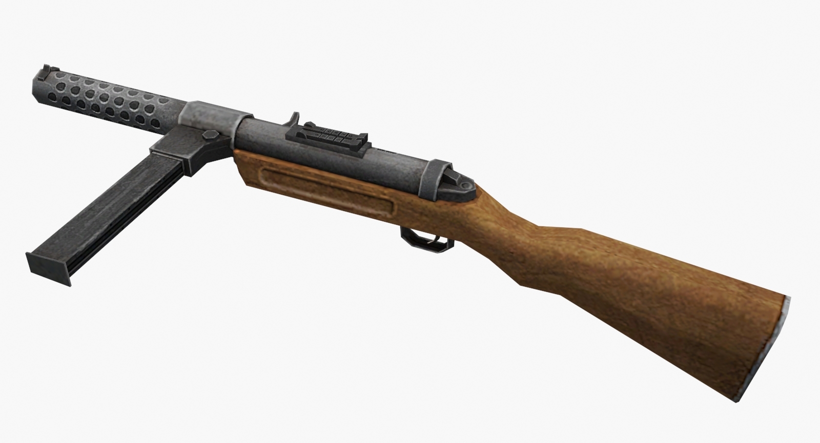 Mp28 gun 3D model - TurboSquid 1361414