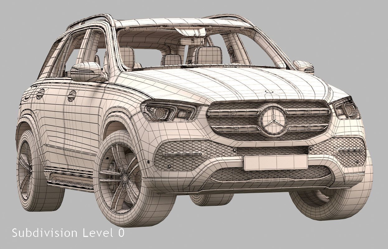 2020 mercedes benz gle 3D model - TurboSquid 1361443