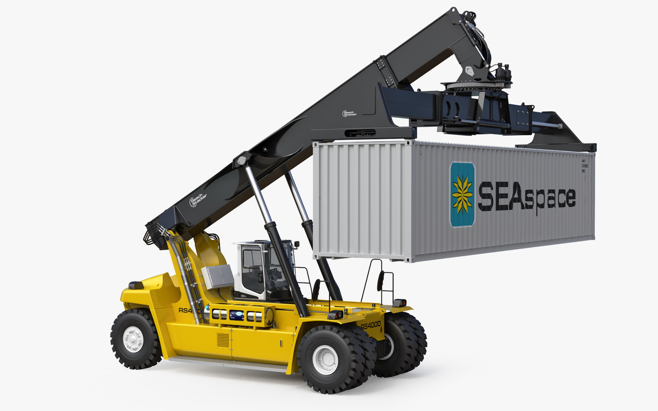 3D model reach stacker generic 40 - TurboSquid 1361551