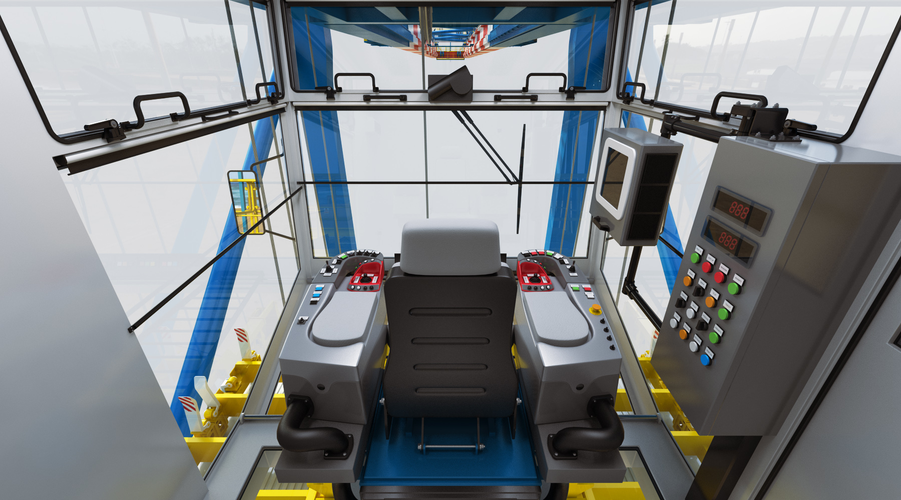 3D sts harbor crane zpmc model - TurboSquid 1361576