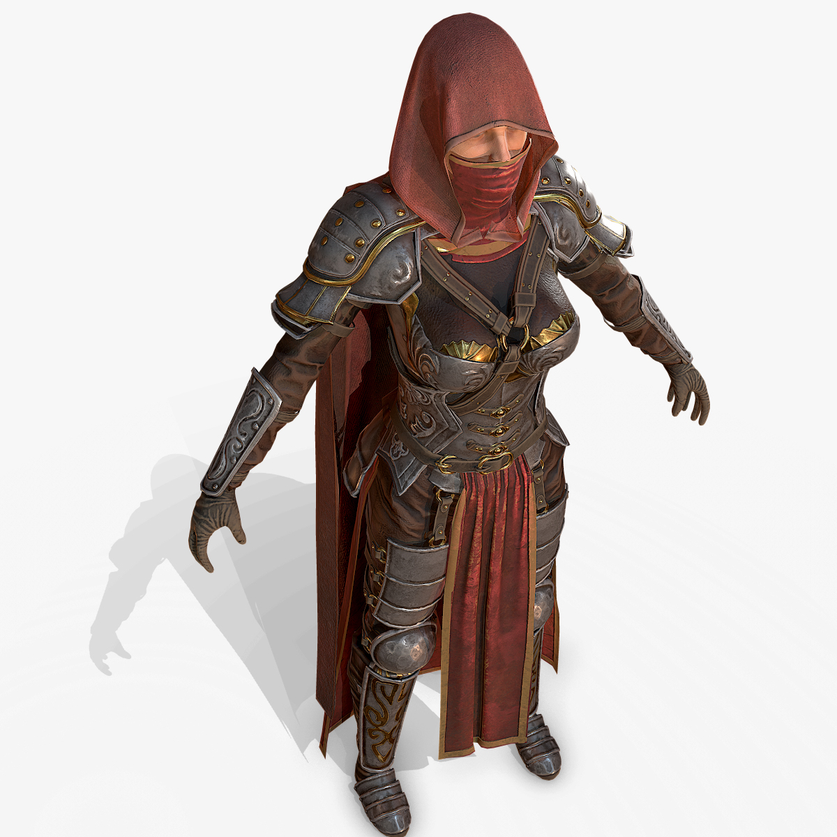 3D assassin female body - TurboSquid 1361578