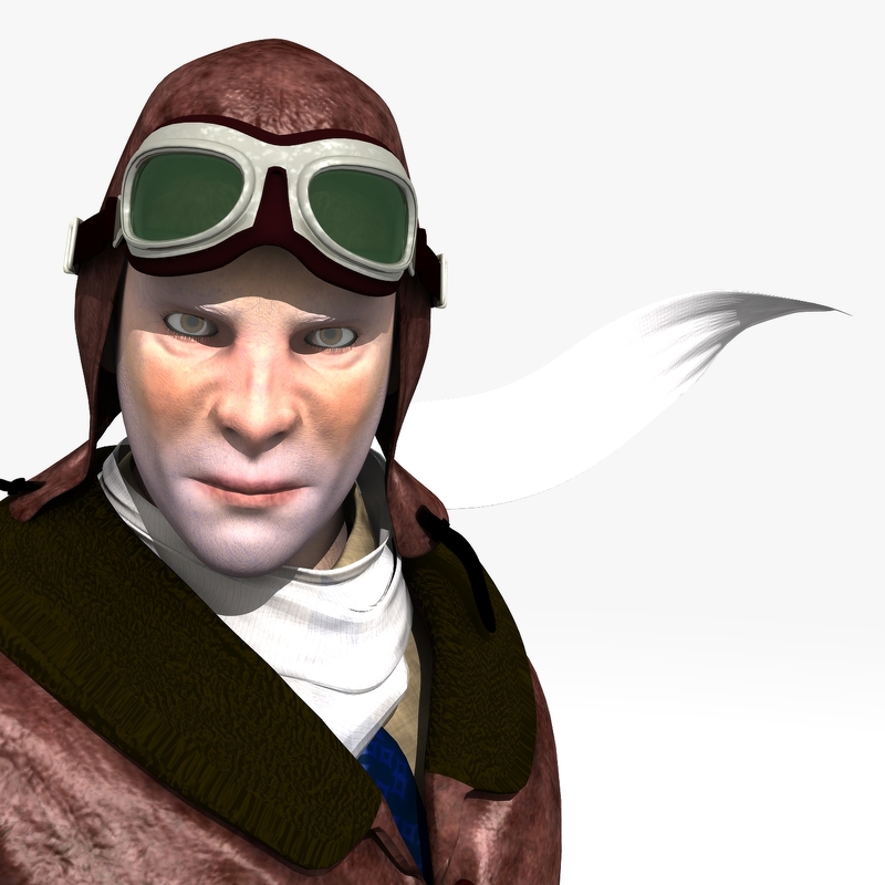 Flyboy pilot - 3D - TurboSquid 1361586