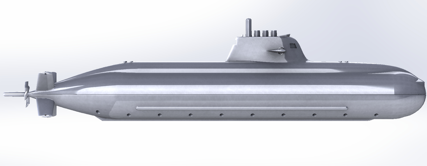 Typ 212 U-Boot 3D druckbar 3D-Modell - TurboSquid 1361622