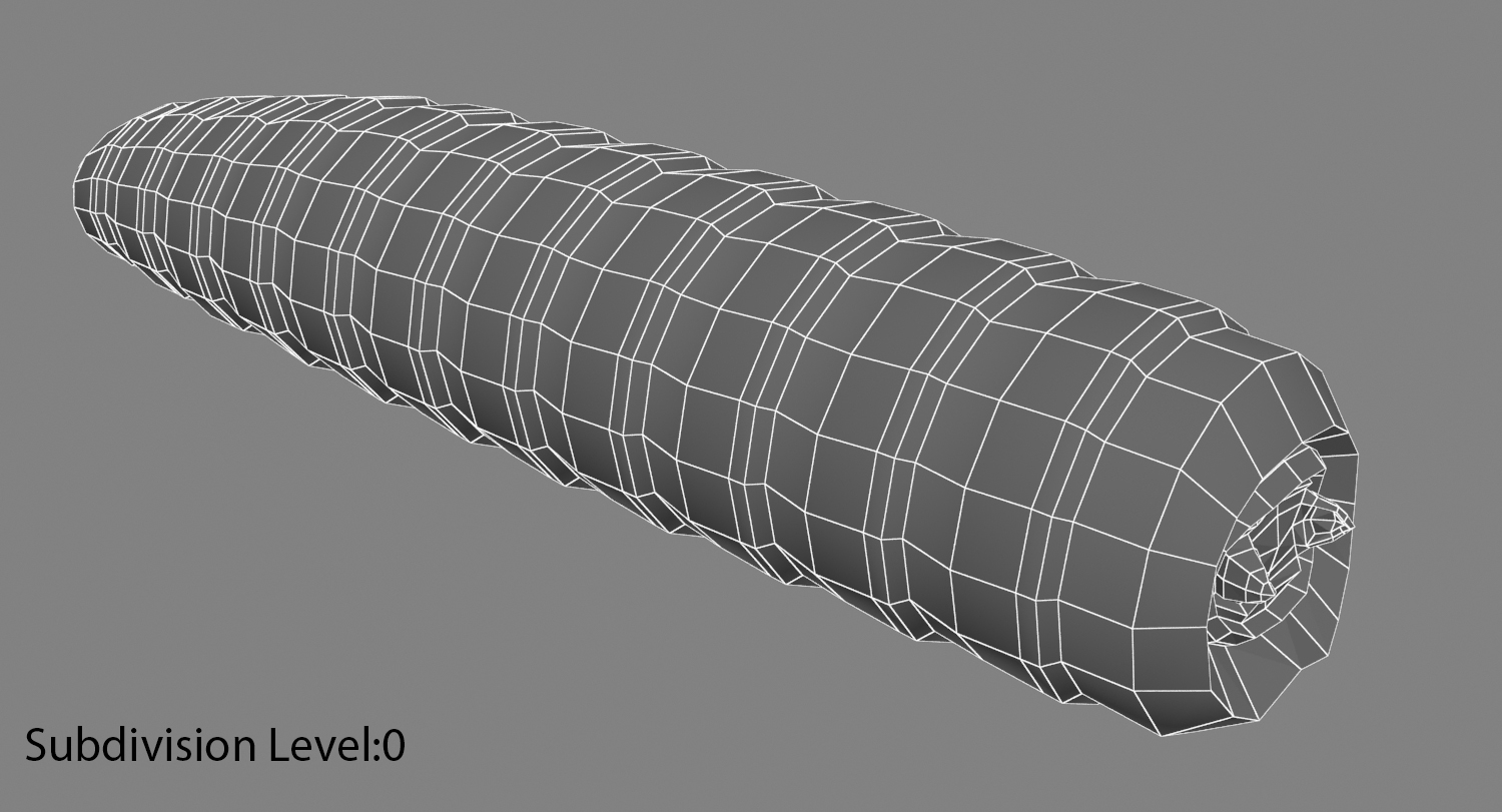 3D maggot - TurboSquid 1361607