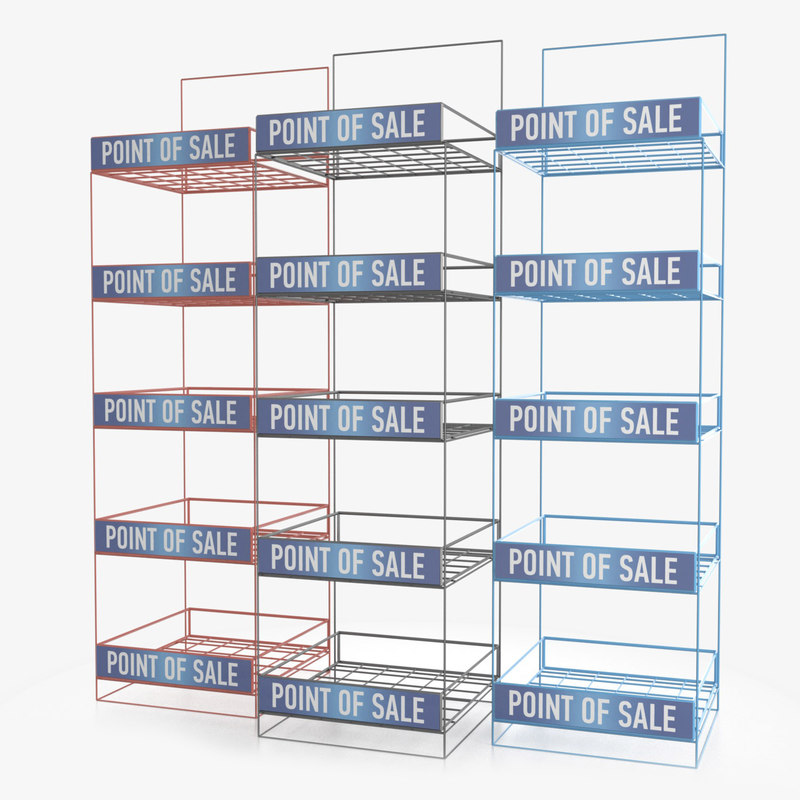 3D display rack model - TurboSquid 1361638