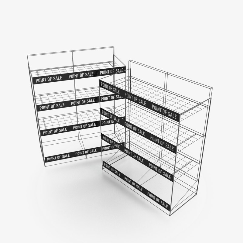 3D display rack - TurboSquid 1361650