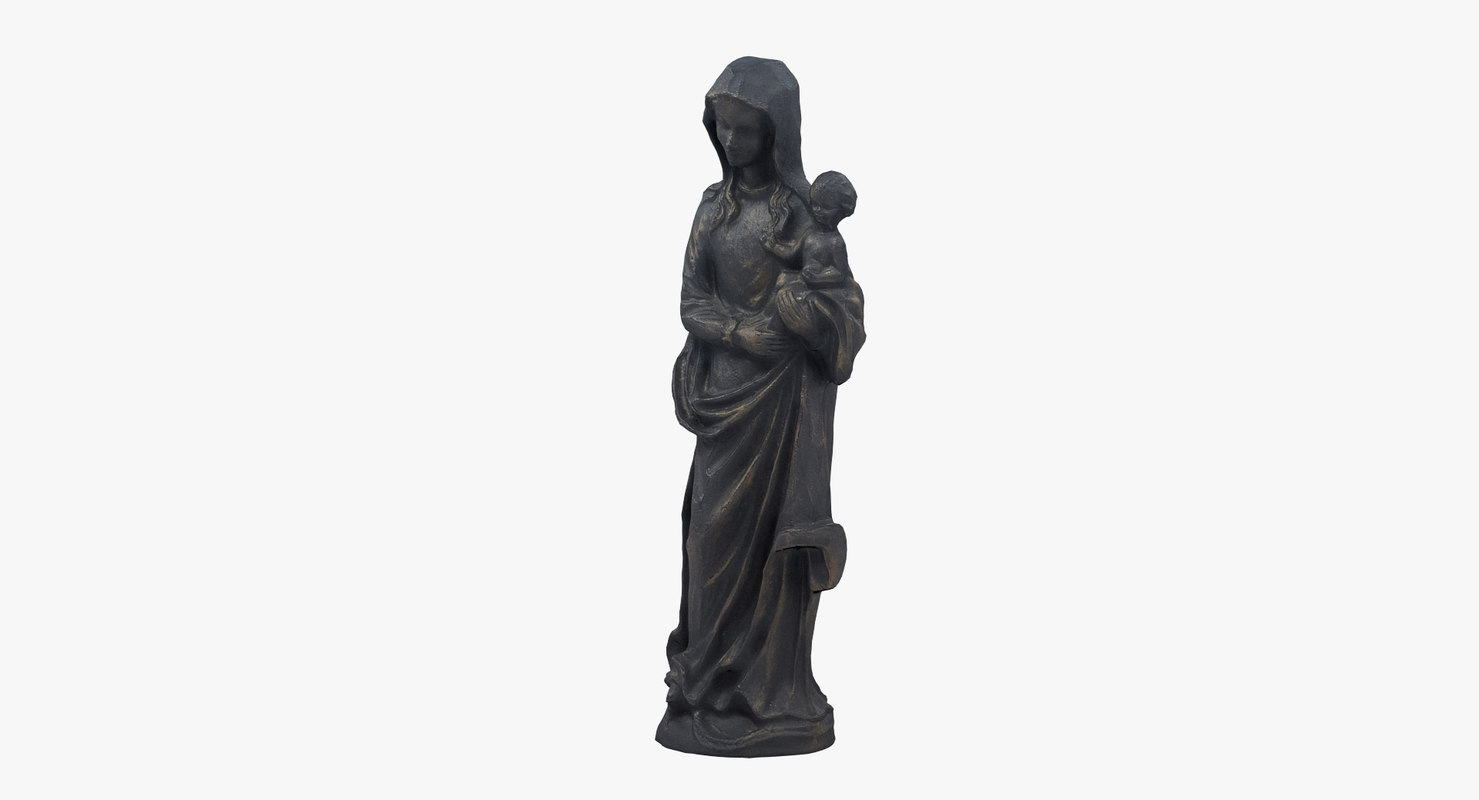 Mother mary statue 3D model - TurboSquid 1361760