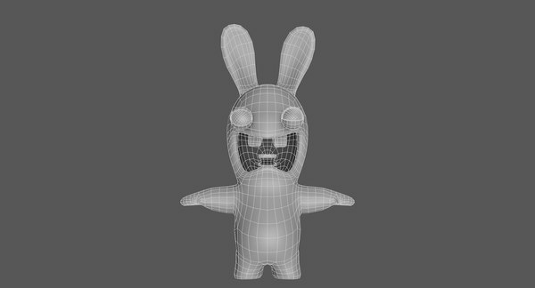 3D raving rabbids crazy lapins - TurboSquid 1361737
