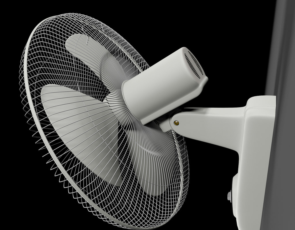 3D wall fan animation model - TurboSquid 1361803