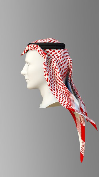 3D model saudi shemagh - TurboSquid 1361926