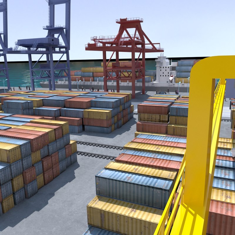 Port 3D model - TurboSquid 1362062