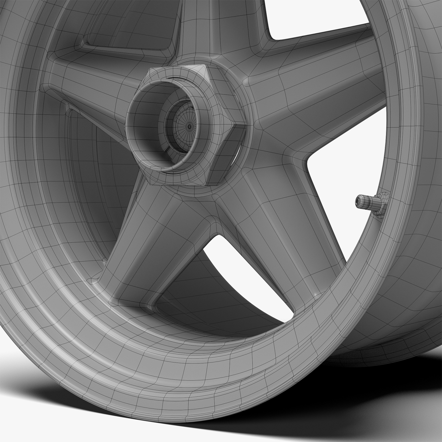 Rsr centerlock wheel 3D model - TurboSquid 1362119