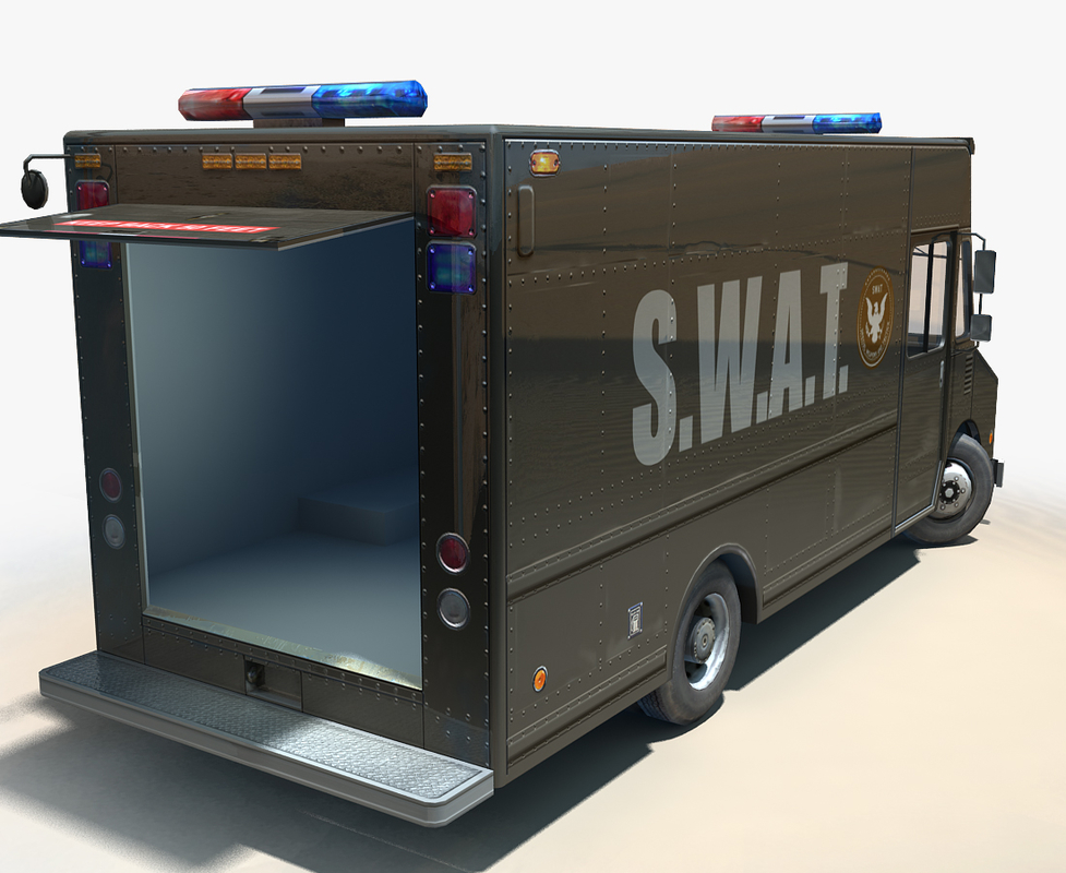 SWAT Truck 3D Models for Download | TurboSquid
