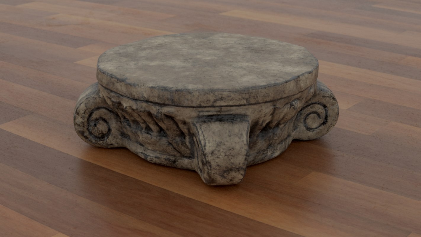 3D roman platform - TurboSquid 1362414