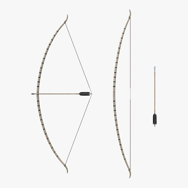 3d model classic bow