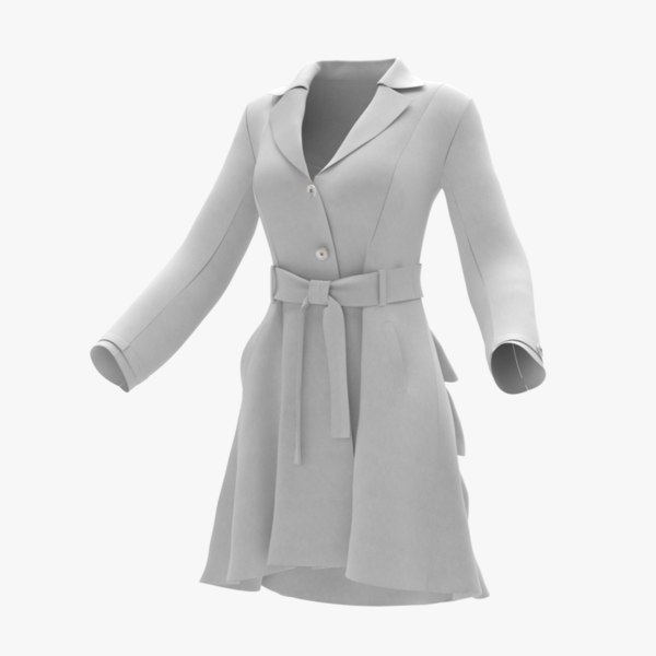 modelo 3d Chubasquero para mujer - TurboSquid 1362511