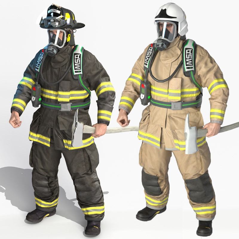 3D fireman extreme fdny model - TurboSquid 1359732