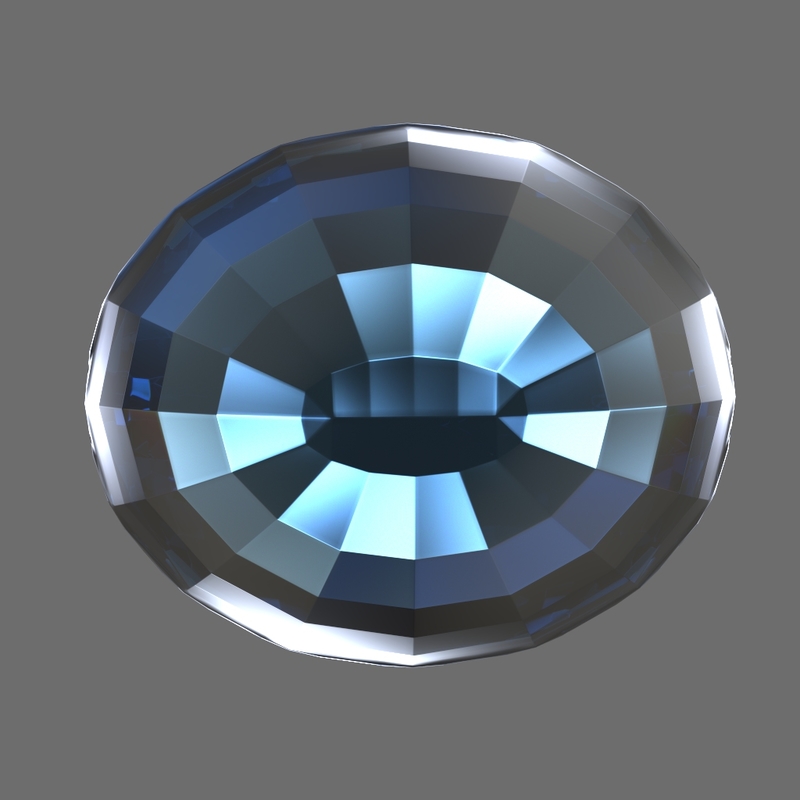 Blue diamond 3D model - TurboSquid 1362791