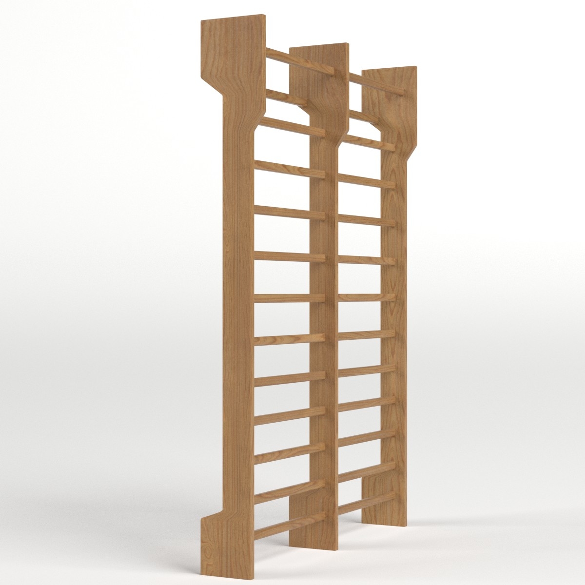 Double swedish ladder 3D model - TurboSquid 1362867