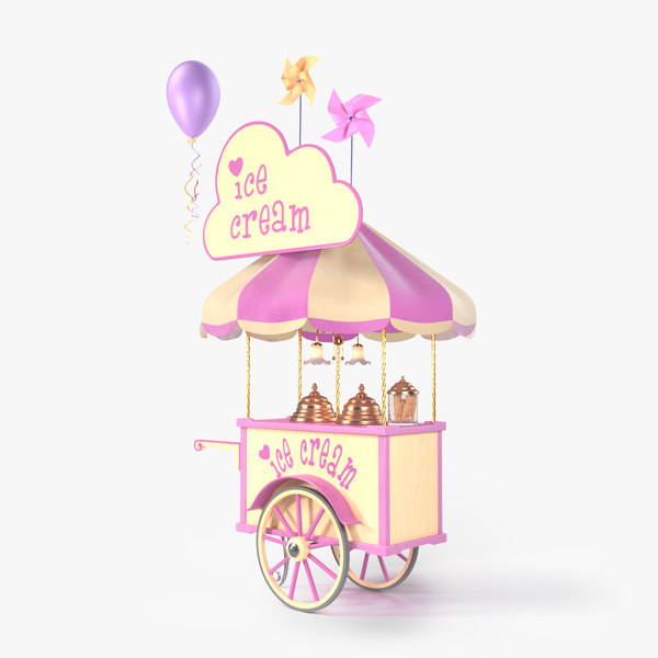 Ice Cream Cart 3D Models for Download | TurboSquid