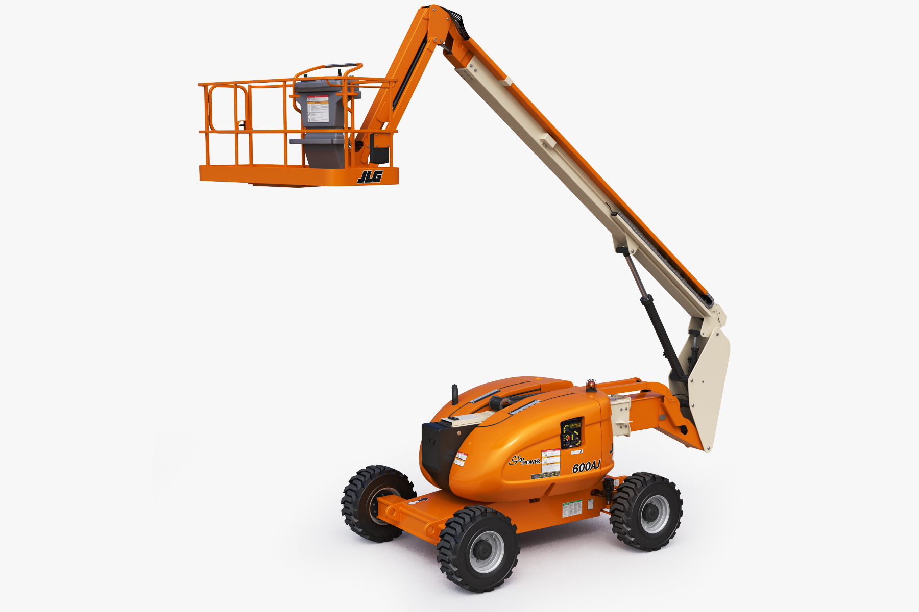 JLG 600AJ Teleskopausleger Cherry Picker 3D-Modell - TurboSquid 1361049