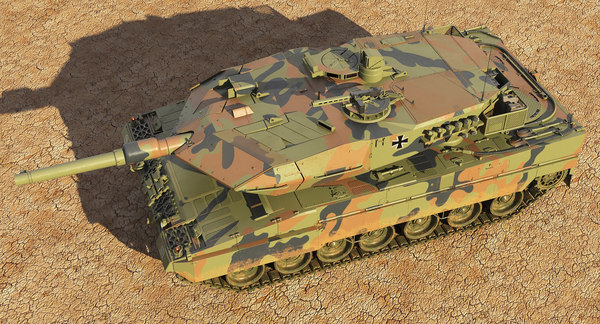 Leopard 2a5 tank 2 model - TurboSquid 1363544