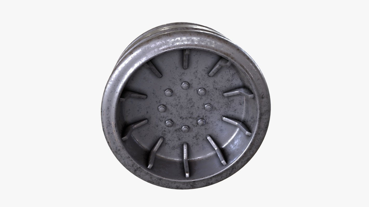 Steel wheel tanks 3D model - TurboSquid 1363335