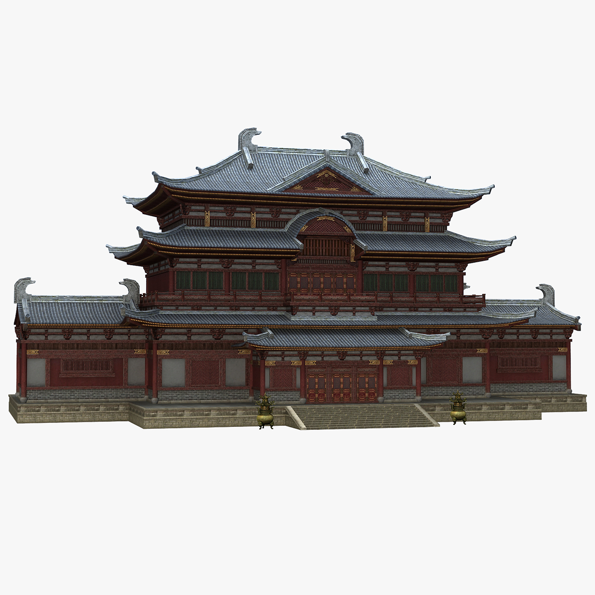 3D chinese ancient architecture - TurboSquid 1363366